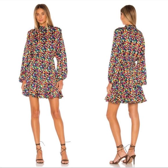 RHODE | Dresses | Rhode Caroline Micro Confetti Longsleeve Dress | Poshmark